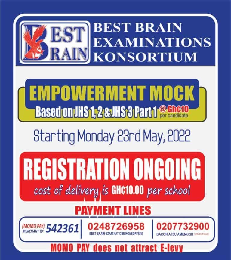 How to Register For Best Brain Examination For May 2022