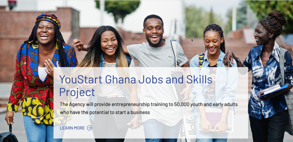 YouStart Ghana Jobs and Skills Portal - gea gov gh youstartgjsp