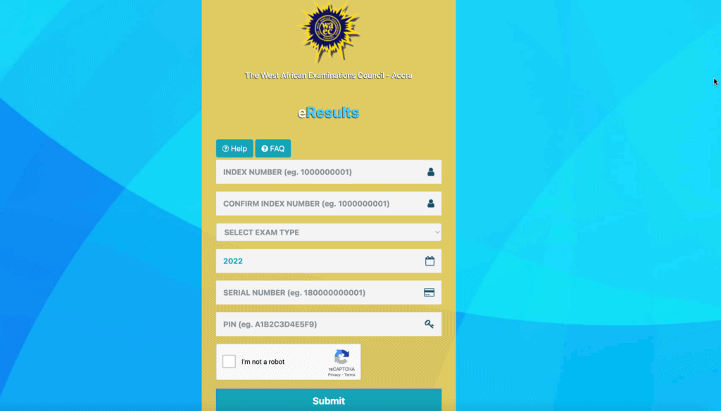 Check BECE 2022 Results - eresults.waecgh.org
